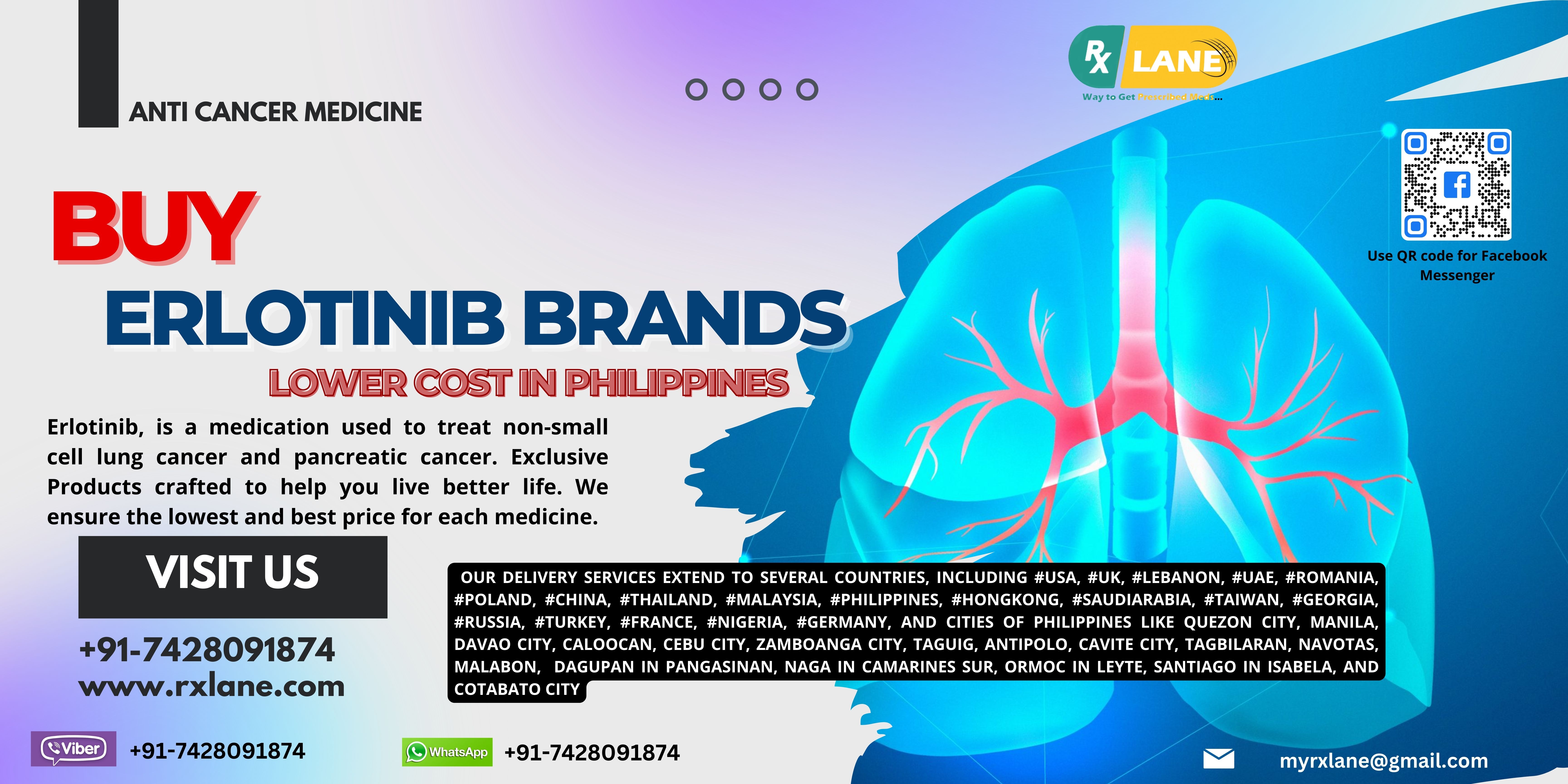 Erlotinib Tablet Price Online Philippines - RxLane