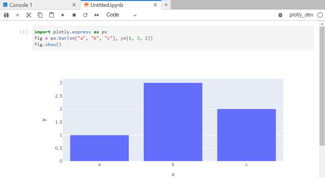 1) 가상환경에 Plotly 설치 - Plotly - 파이썬으로 하는 인터랙티브 데이터 시각화