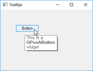 04) 툴팁 나타내기 - PyQt5 Tutorial - 파이썬으로 만드는 나만의 GUI 프로그램