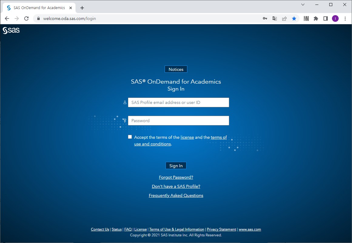 S_13. SAS Ondemand for Academics(ODA) 계정 만들기 - SAS 200제(활용편)