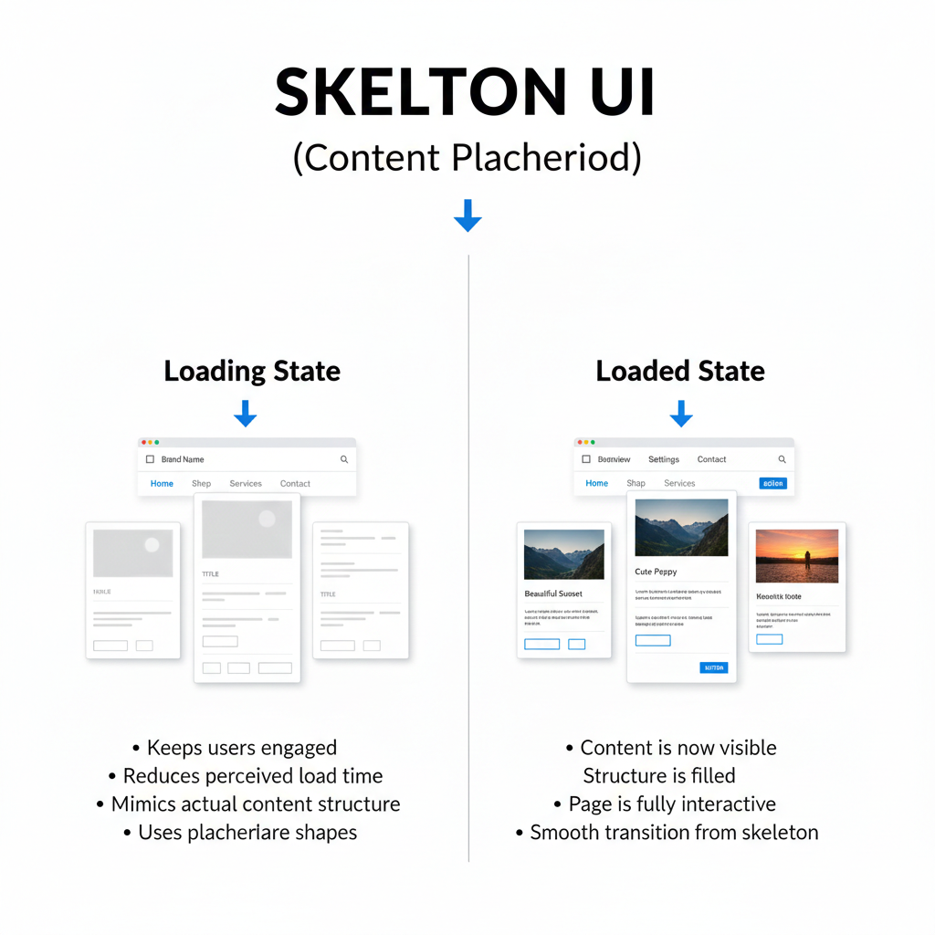 05. 스켈레톤 UI (Skeleton UI) - 그거 있잖아 그거! : 바이브코딩 실전 용어 가이드